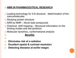 NMR of protein | PPTX