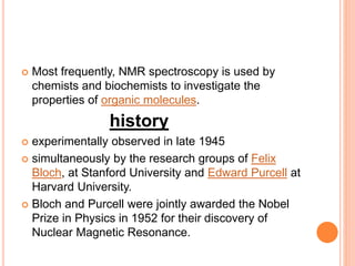 NMR of protein | PPTX