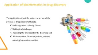 Bioinformatic in drug designing | PPTX