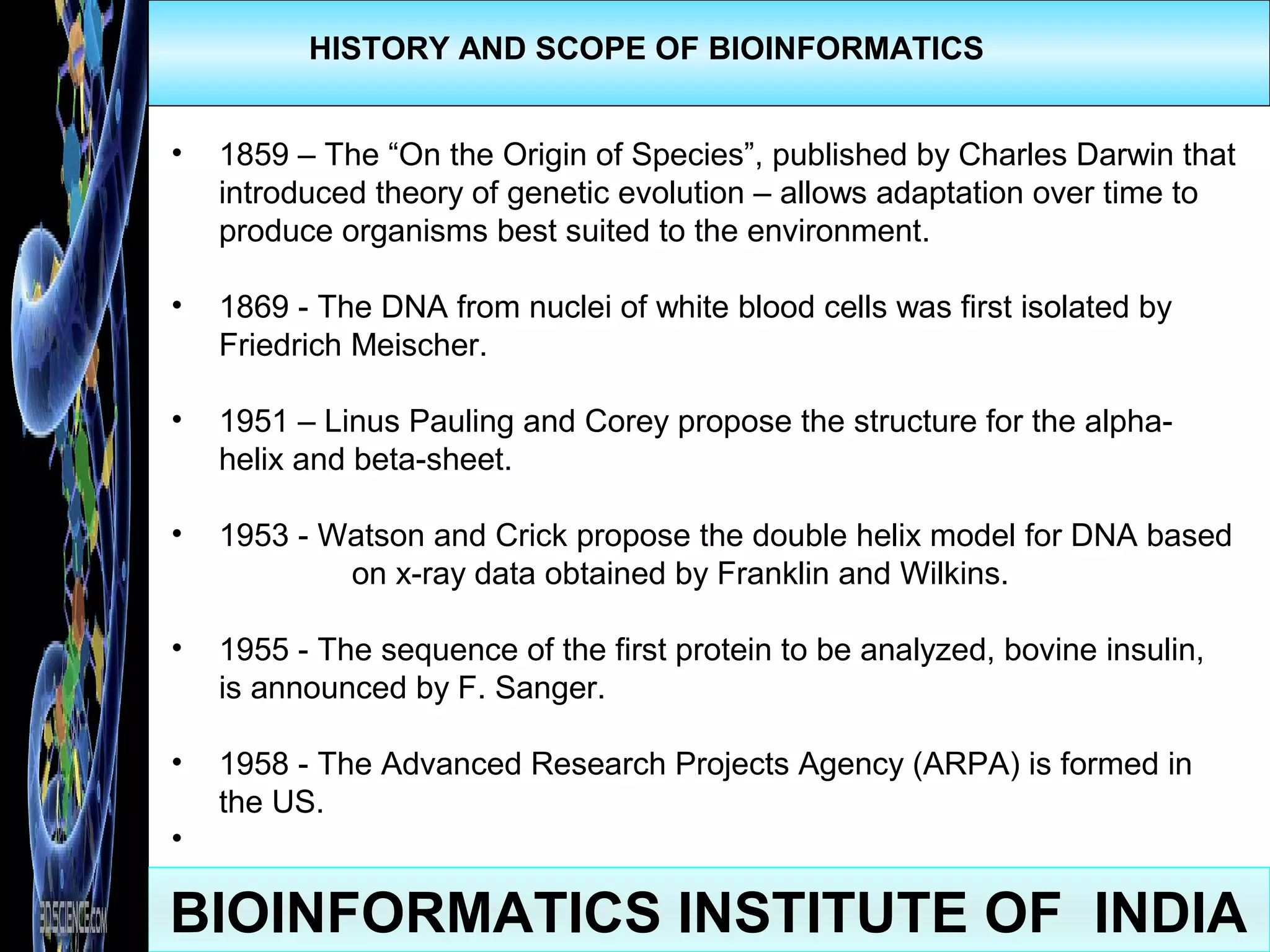 Bioinformatics | PPT