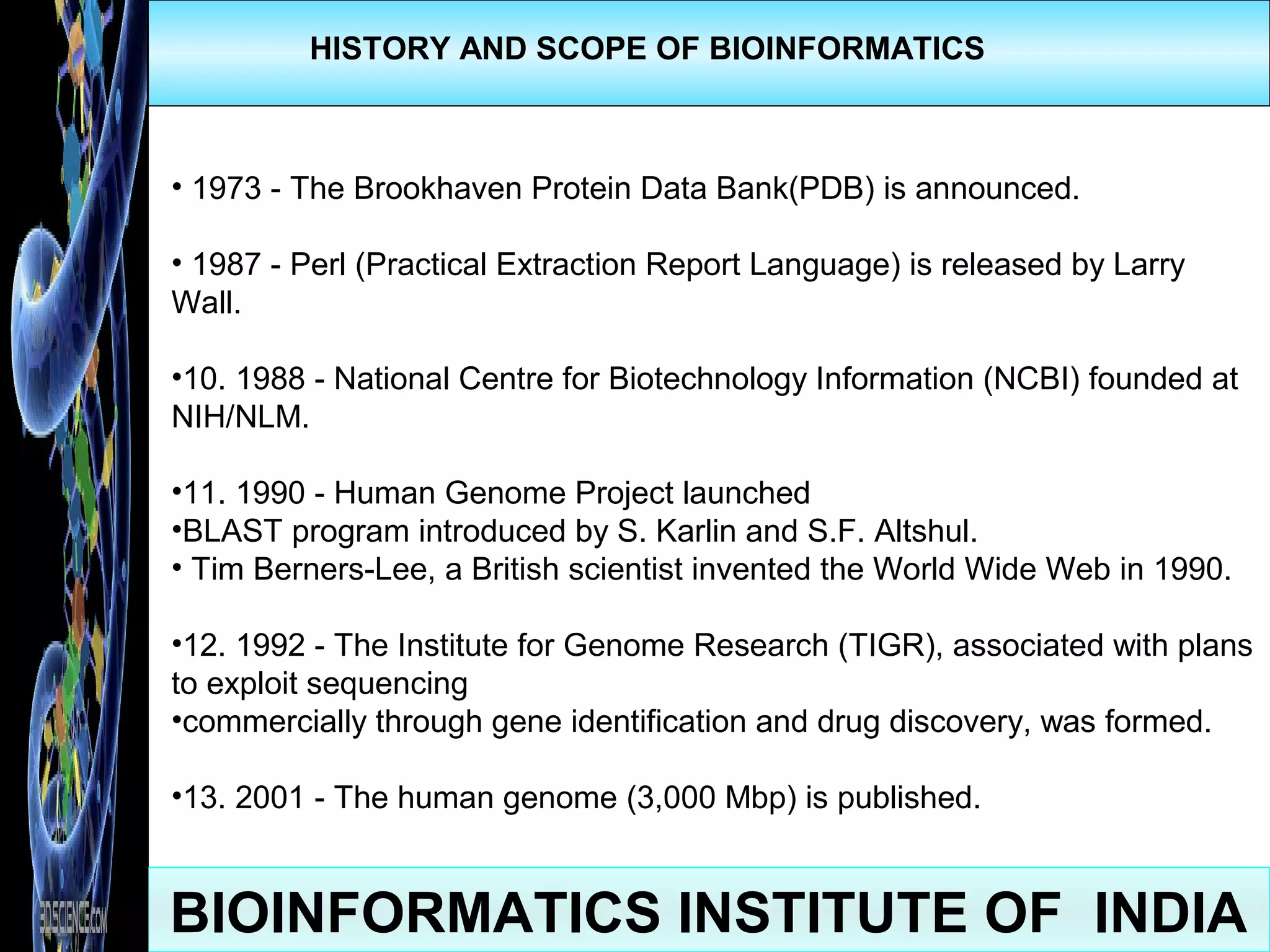 Bioinformatics | PPT