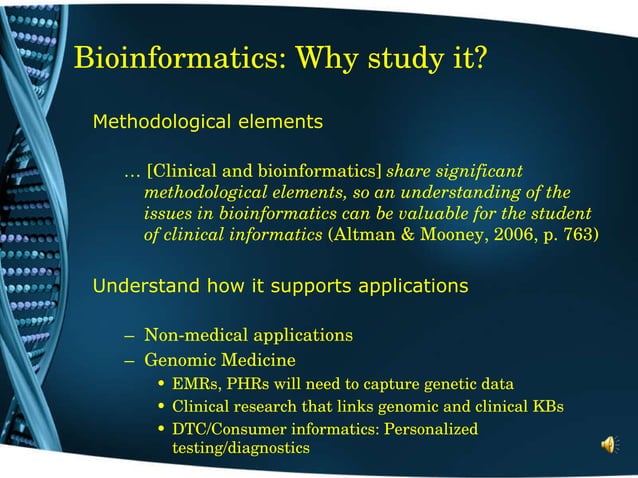 Bioinformatics | PPT