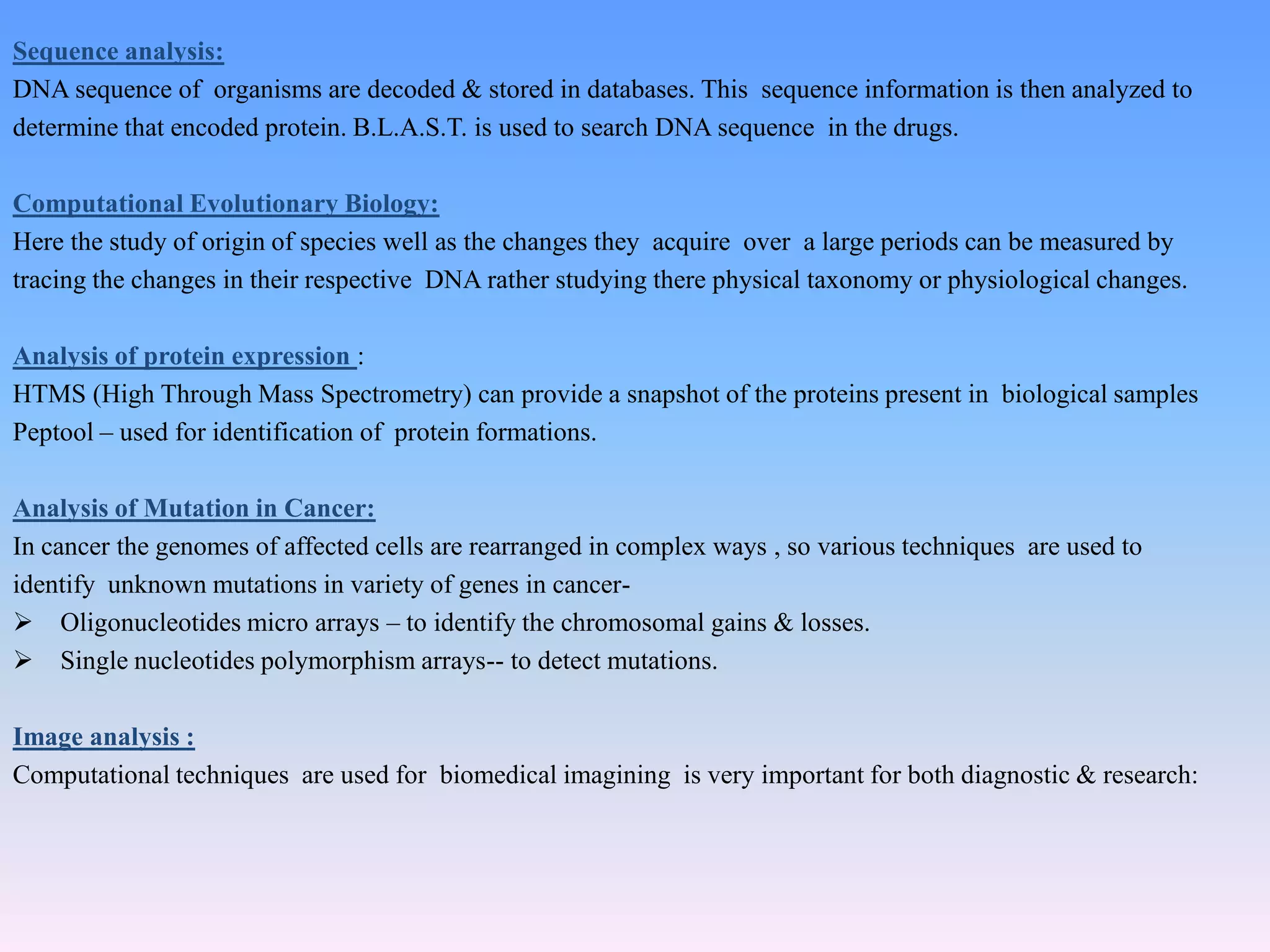 Bioinformatics | PPTX