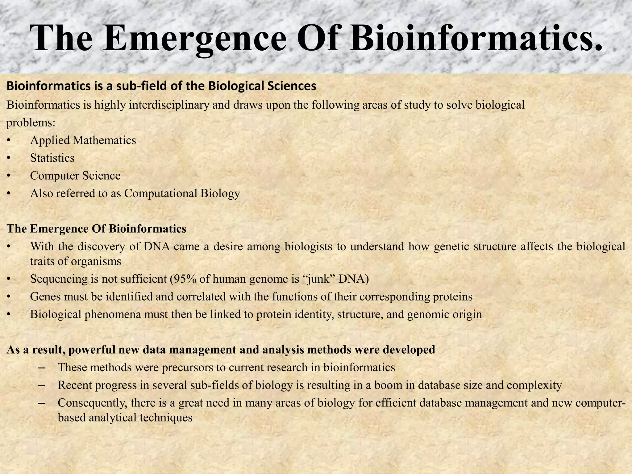 Bioinformatics | PPTX