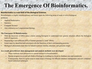 Bioinformatics | PPTX