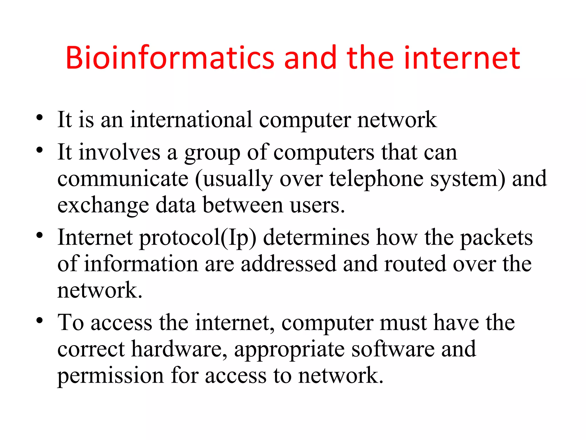 Bioinformatics | PPT