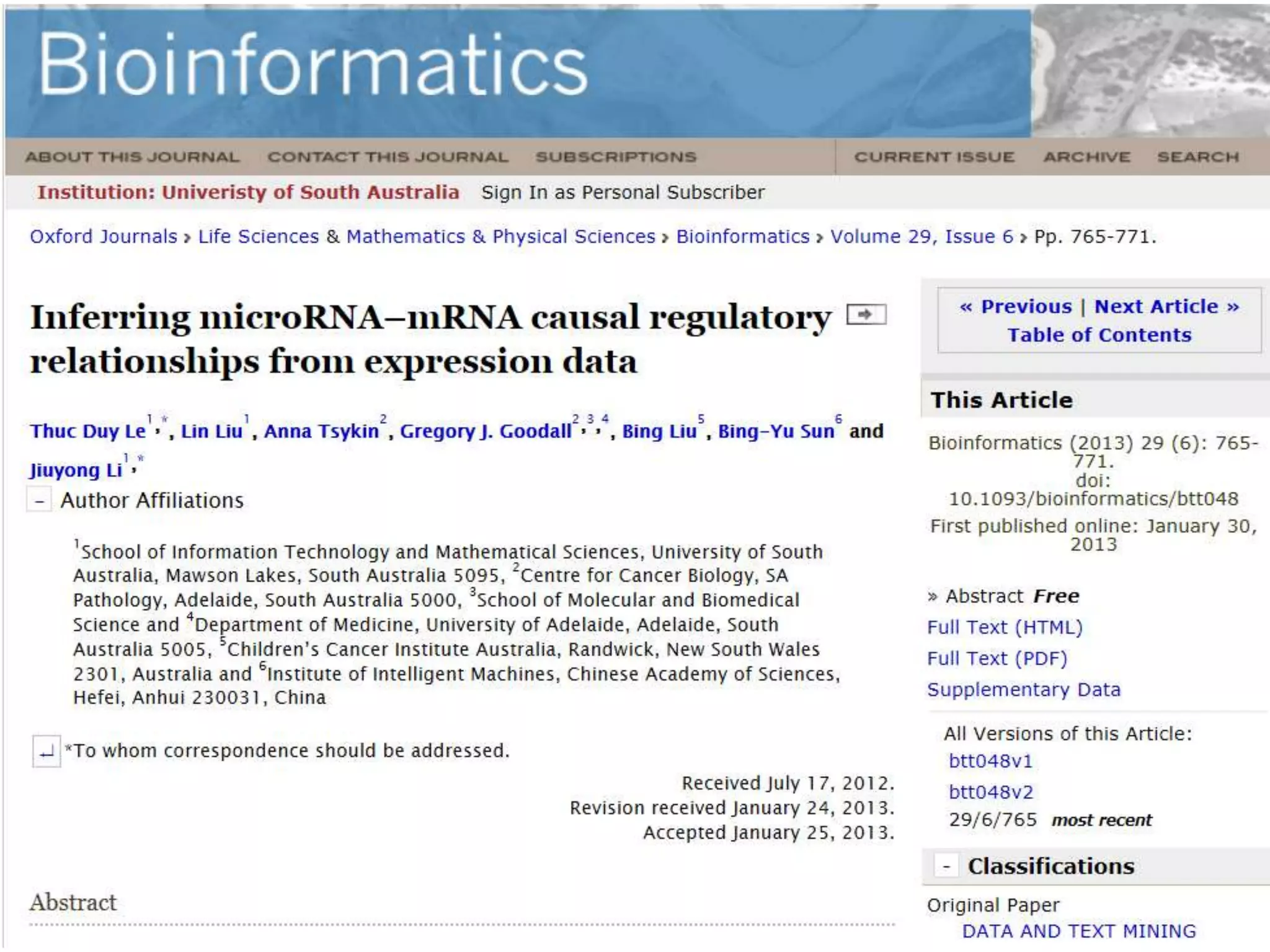 Bioinformatics | PPTX