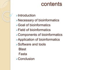 Bioinformatics | PPTX