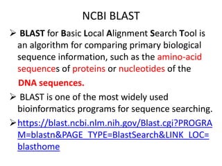 Bioinformatics | PPT