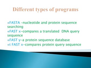 Bioinformatics | PPTX | Biological Sciences | Science