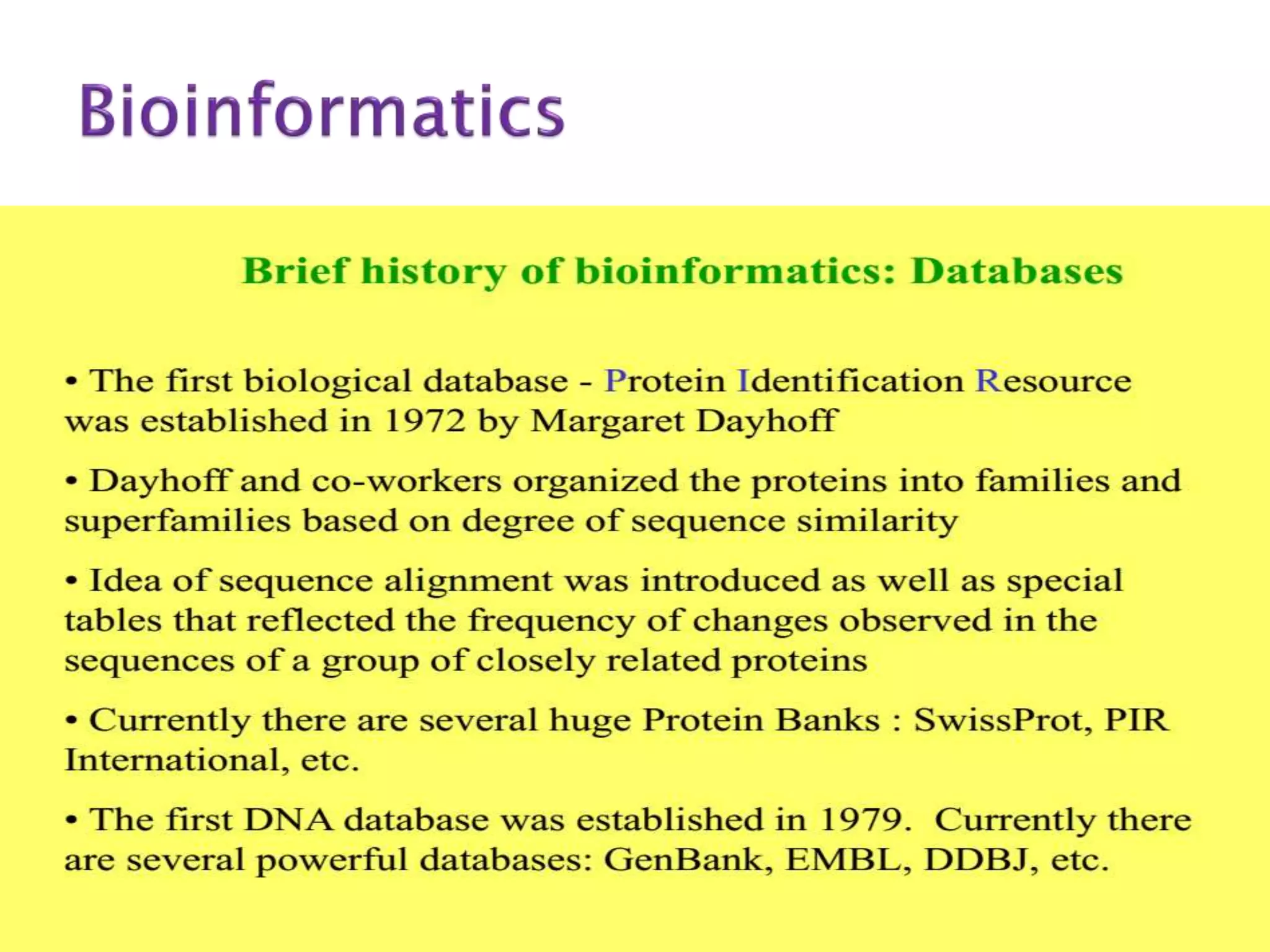 Bioinformatics | PPT