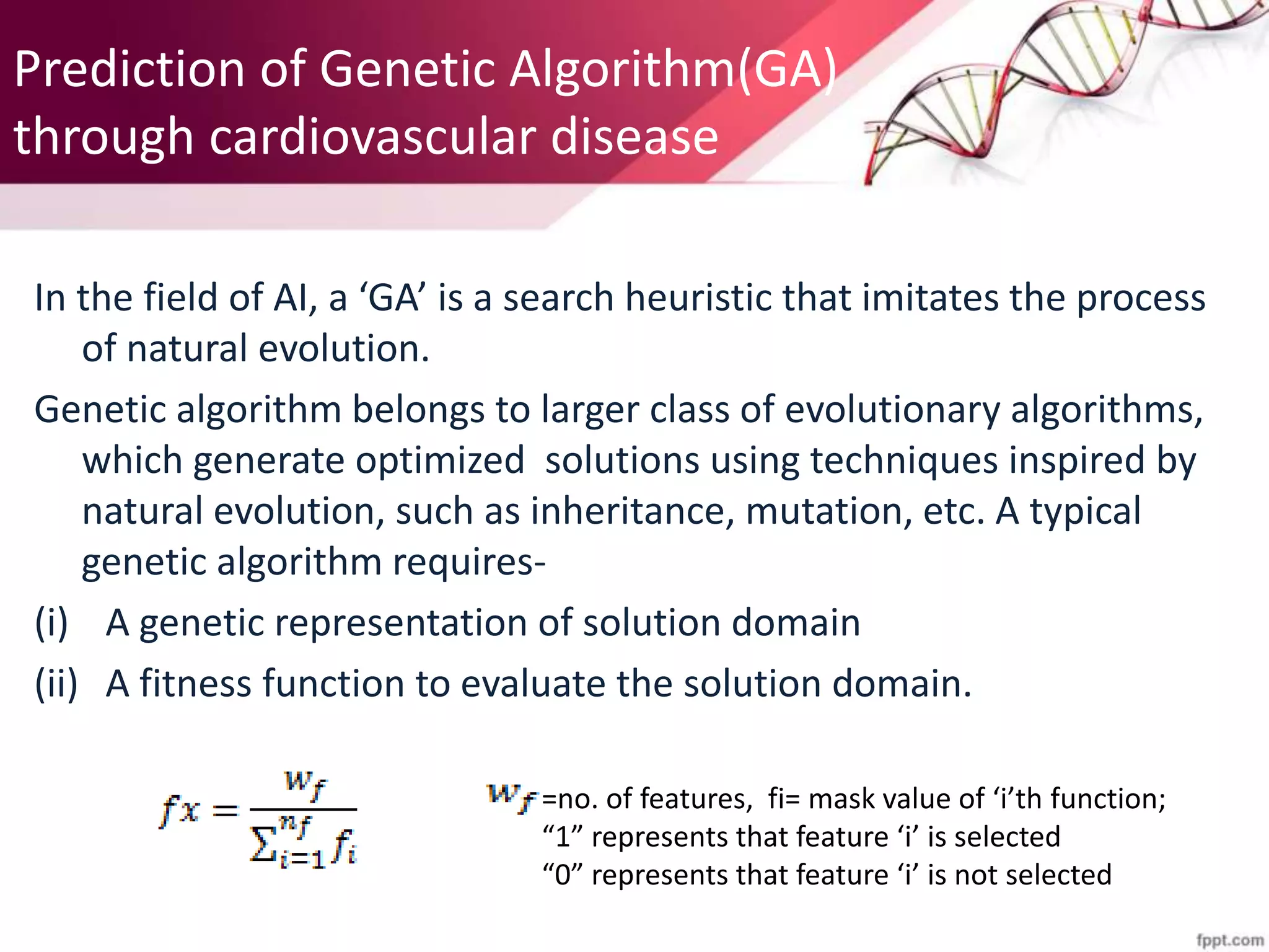 Bioinformatics || Risk of Cardiovascular disease analysis in Bioinformatics framework | PPTX