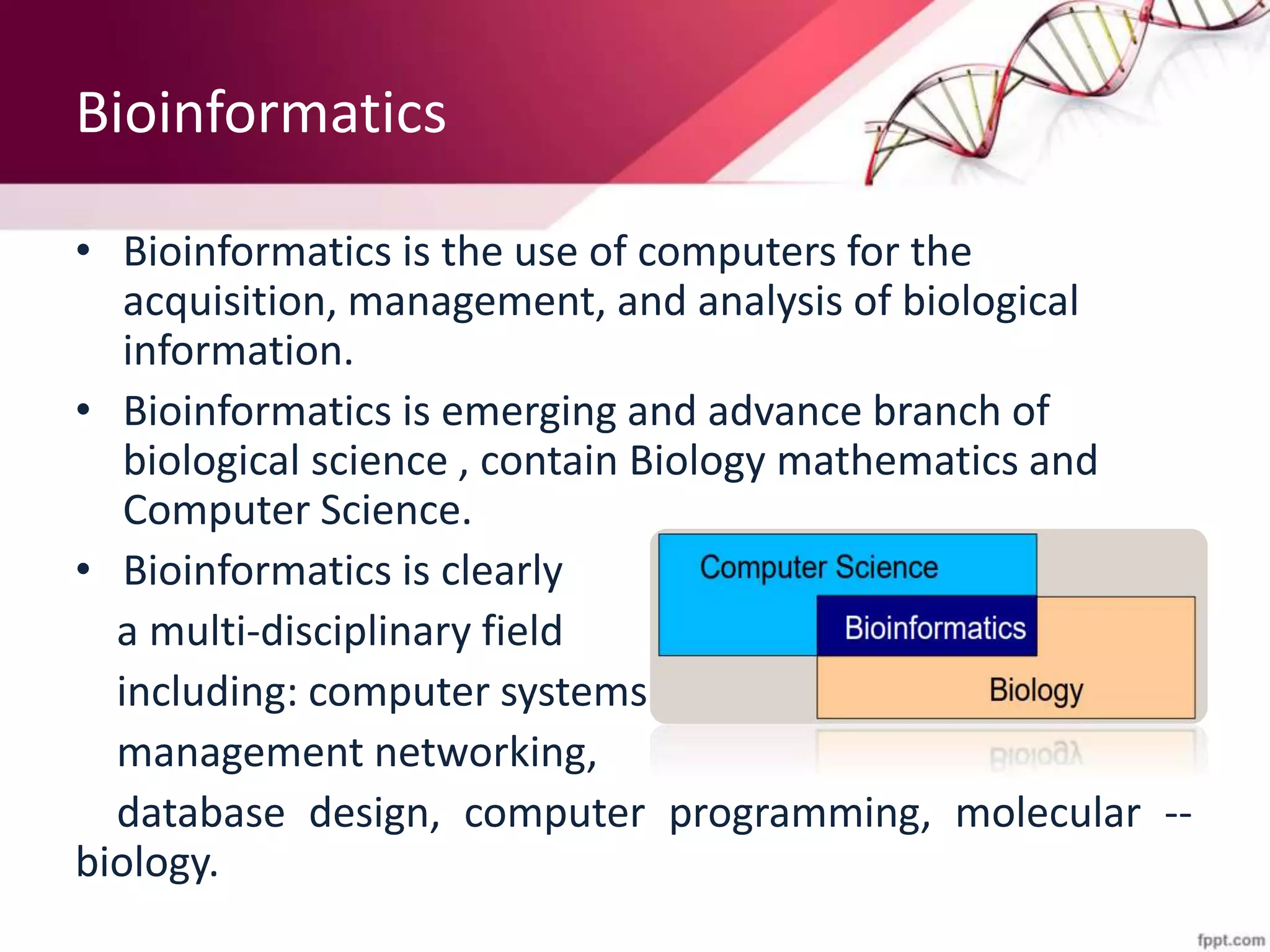Calculating GC Content Of a Human Genome | Bioinformatics | PPTX