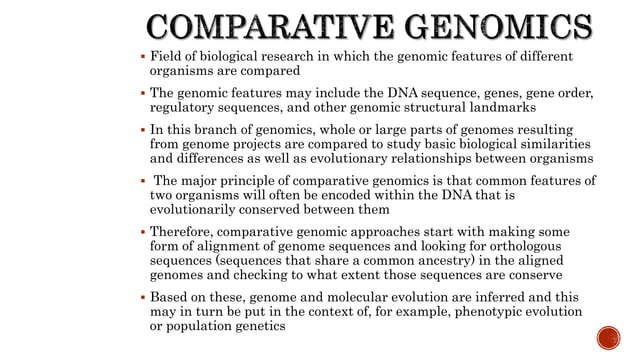 STRUCTURAL GENOMICS, FUNCTIONAL GENOMICS, COMPARATIVE GENOMICS | PPTX ...