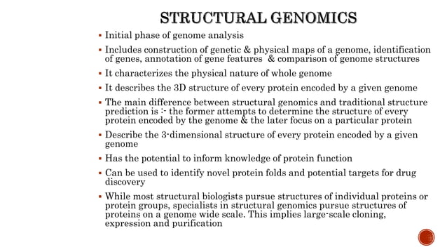STRUCTURAL GENOMICS, FUNCTIONAL GENOMICS, COMPARATIVE GENOMICS | PPTX | Biological Sciences ...