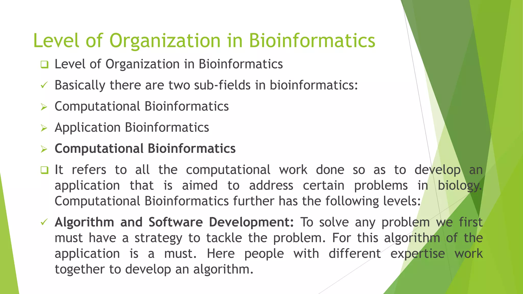 introduction of Bioinformatics | PPTX