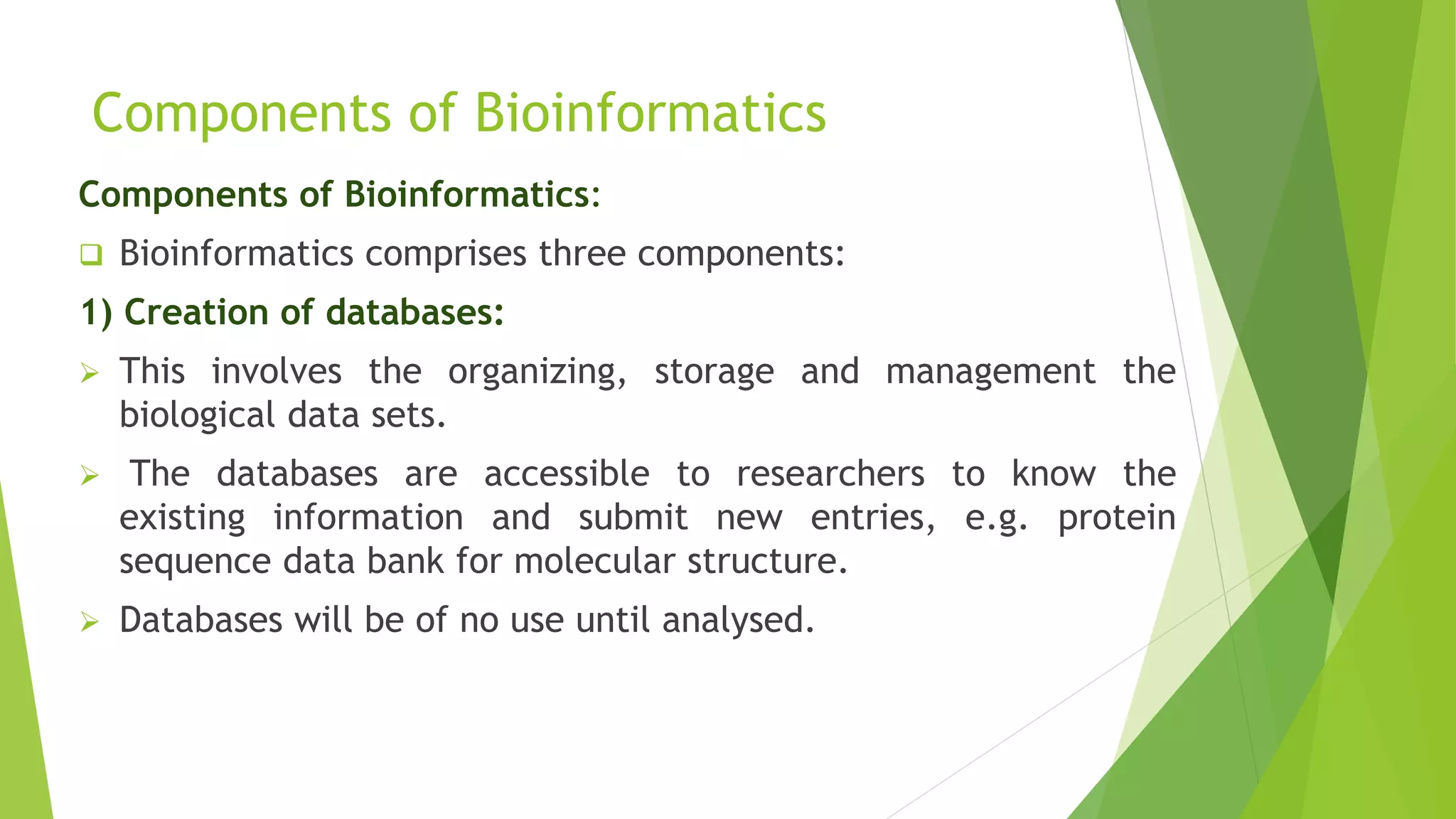 introduction of Bioinformatics | PPTX