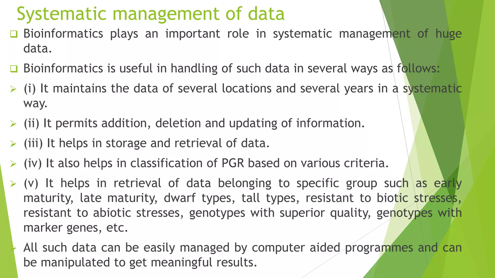 introduction of Bioinformatics | PPTX