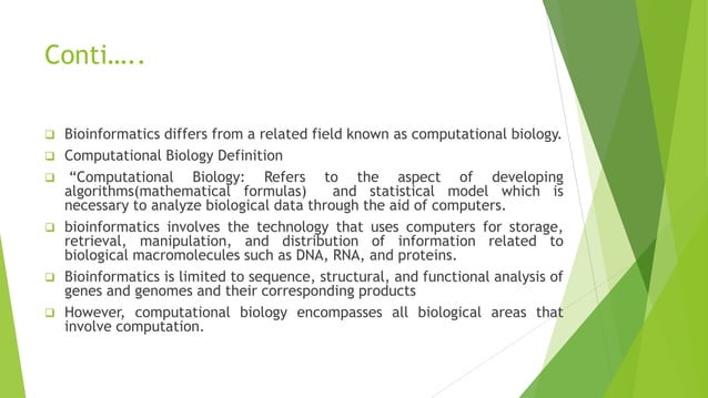introduction of Bioinformatics | PPTX