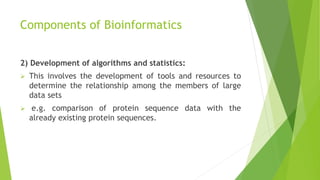 introduction of Bioinformatics | PPTX