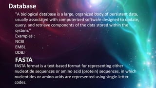 BioInformatics Tools -Genomics , Proteomics and metablomics | PPTX ...