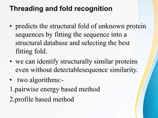 Protien Structure Prediction | PPTX
