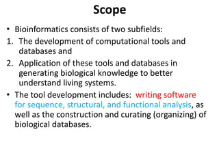 Bioinformatics | PPTX