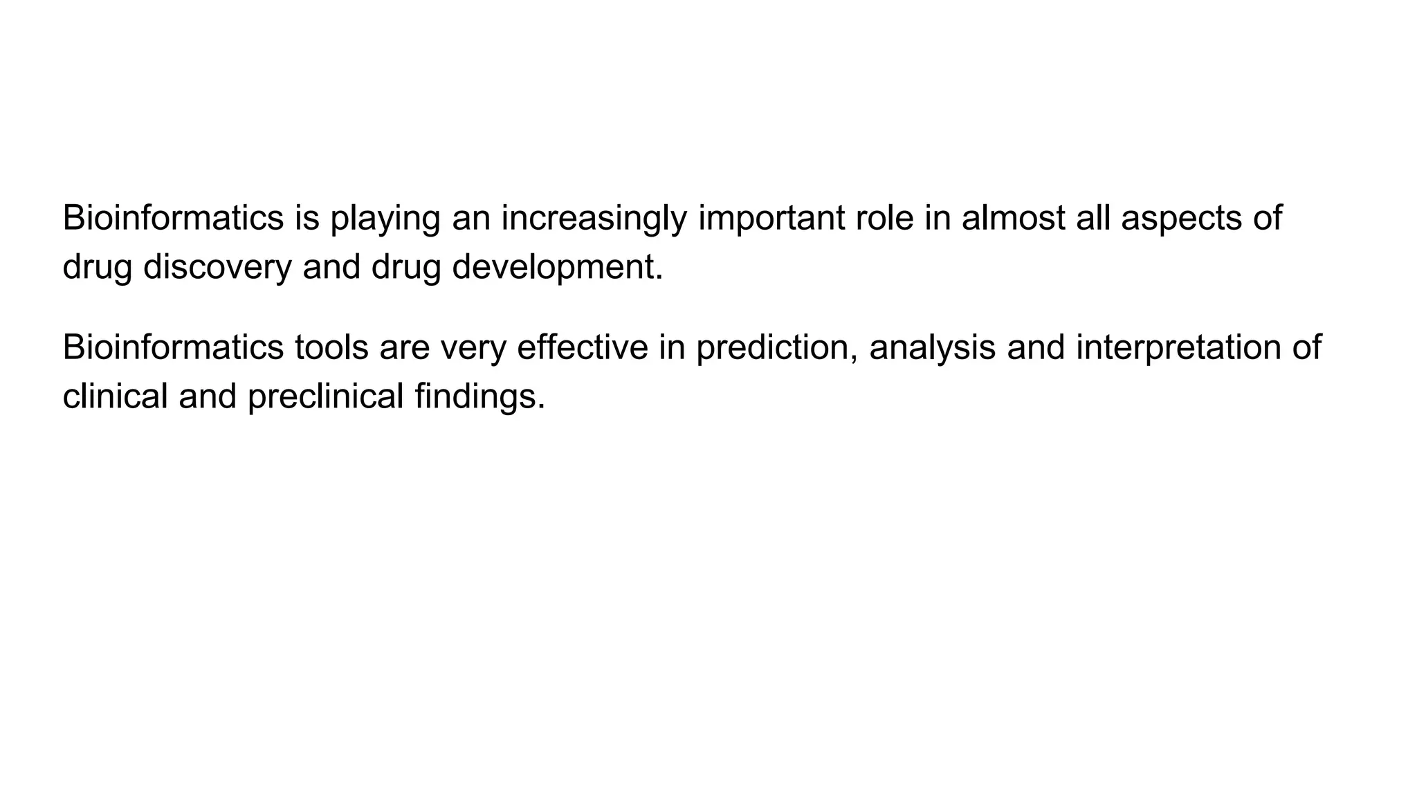 Bioinformatics .pptx | Databases | Computer Software and Applications