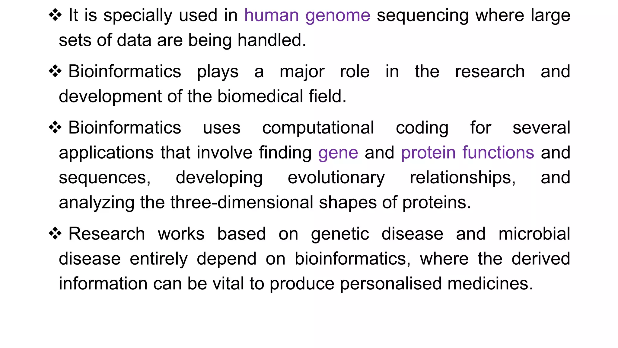 BIOINFORMATICS.pptx | Free Download
