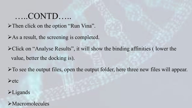 Target based virtual screening.pptx | Computer Software and ...