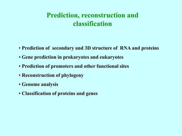 An Introductory Lecture On Bioinformatics Ppt