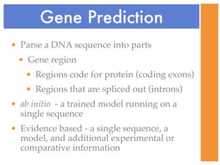 Bioinformatics and BioPerl | PPT
