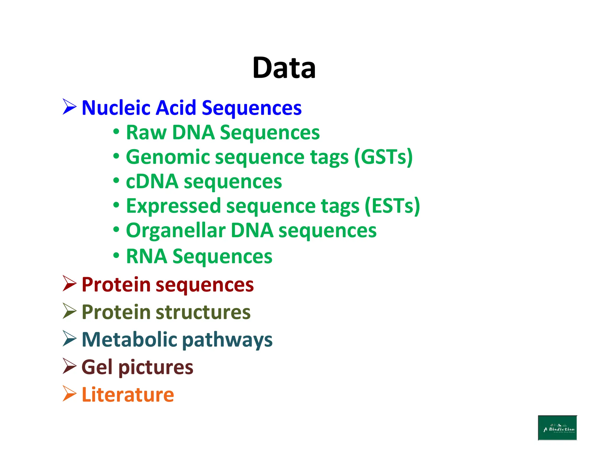 Bioinformatics: History of Bioinformatics, Components of Bioinformatics ...