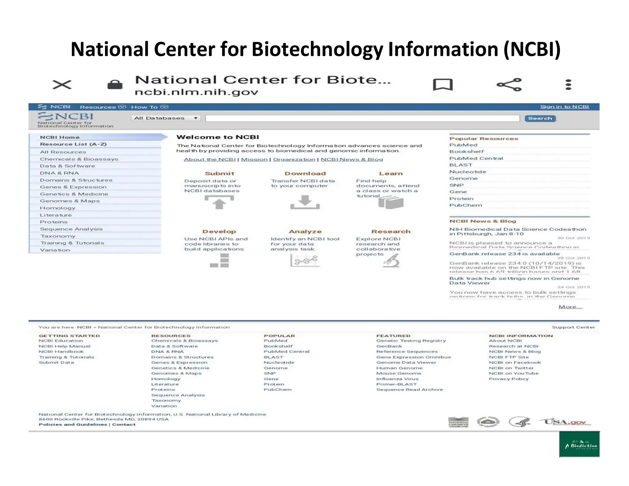 Bioinformatics: History of Bioinformatics, Components of Bioinformatics ...