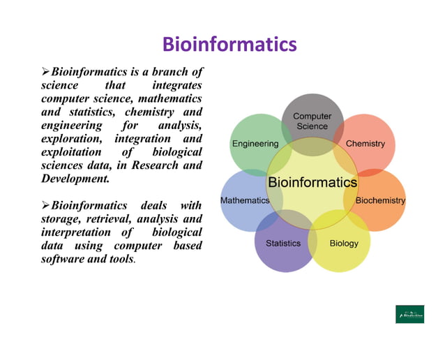 Bioinformatics: History of Bioinformatics, Components of Bioinformatics ...