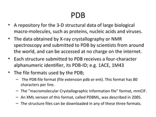 Bioinformatics lecture xxiii | PPT