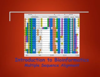 Bioinformatics lesson | PPT