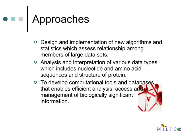 Bioinformatics Projects And Applications | PPT