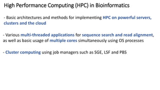 Computational Thinking in Bioinformatics | PPT