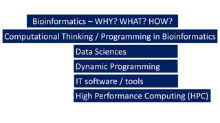 Computational Thinking in Bioinformatics | PPT