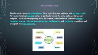 Bioinformatics Introduction and Use of BLAST Tool | PPTX