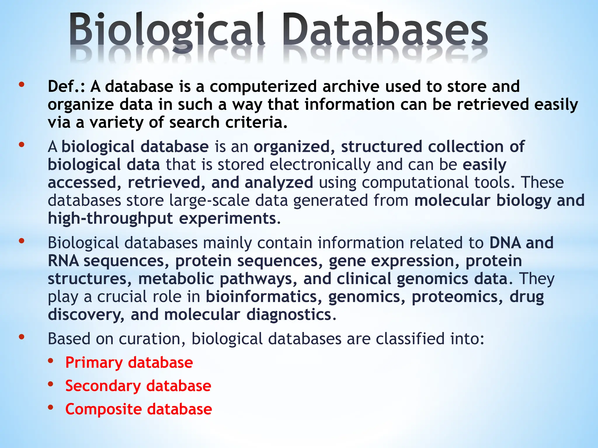 Introducation to Bioinformatics and Databases.pdf