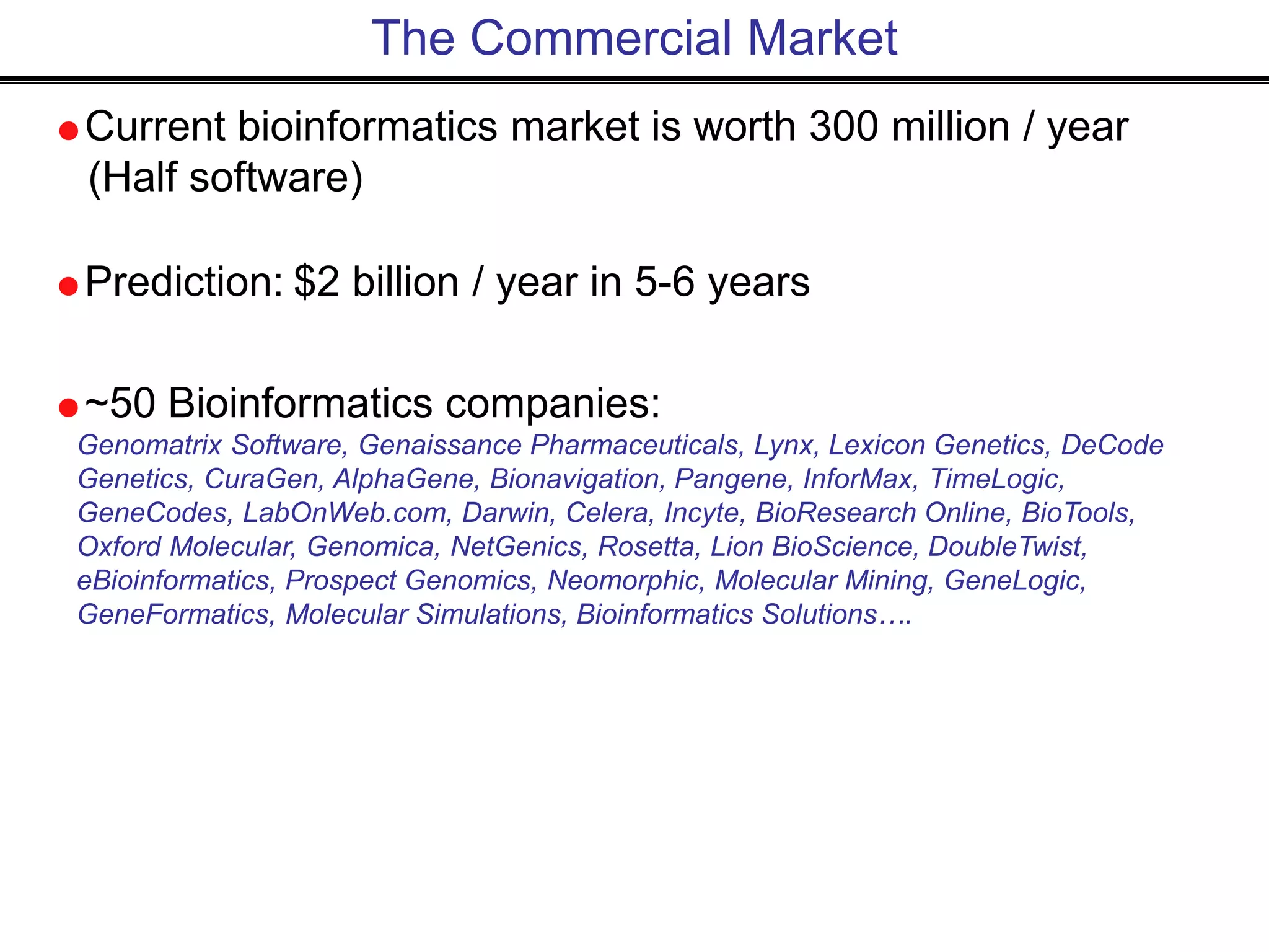 Bioinformatics_1_ChenS.pptx | Databases | Computer Software and Applications
