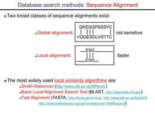 Bioinformatics_1_ChenS.pptx | Databases | Computer Software and ...