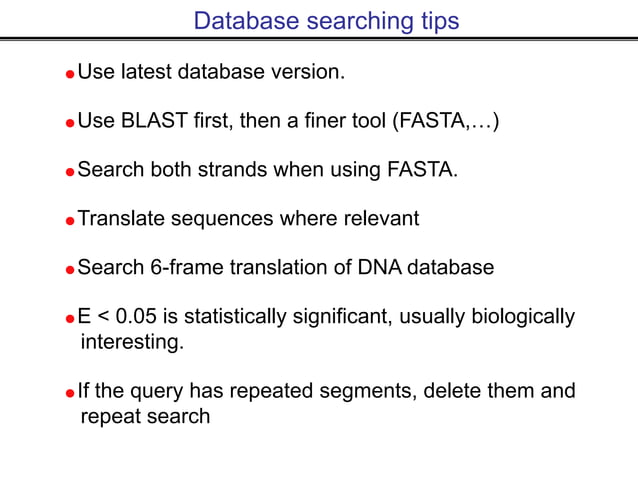 Bioinformatics_1_ChenS.pptx | Databases | Computer Software and Applications