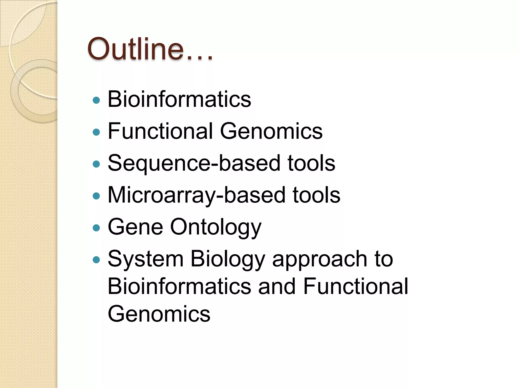 Bioinformatics And Functional Genomics Pptx Genetics Science