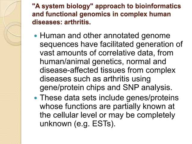Bioinformatics And Functional Genomics Pptx Genetics Science