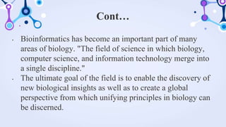 Bioinformatics and proteomics Presentation.pptx