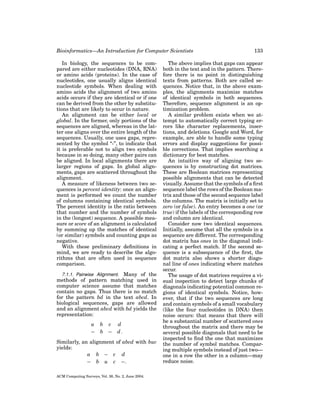 Bioinformatics—an introduction for computer scientists | PDF