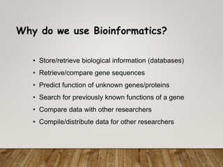 Bioinformatics | PPT